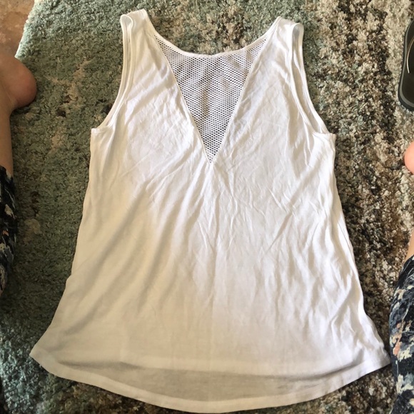 ALO Yoga | Tops | Alo Yoga White Tank | Poshmark